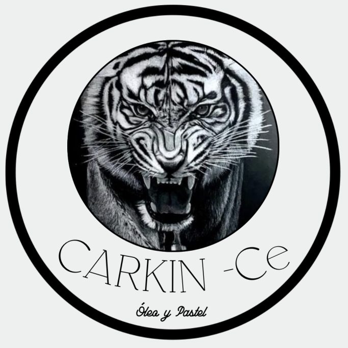 Carkin-Ce Retrato en oleo, pastel y acuarela